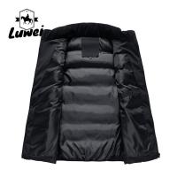 China High Quality Male Outdoor Warm Waistcoat Utility Quilted Polyester Sleeveless Zip Up Gillet Thick Cotton Vest for Men for sale