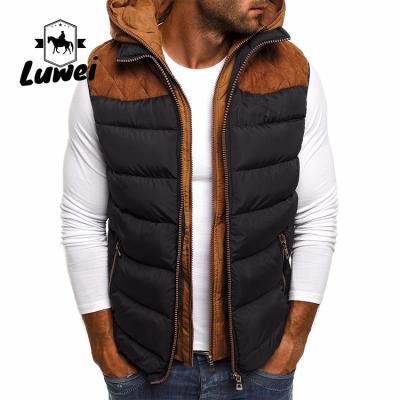China High Quality Men's Fashionable Sleeveless Utility Padded Lightweight Warmer Plus Size Men's Gilet Waistcoat For Men for sale