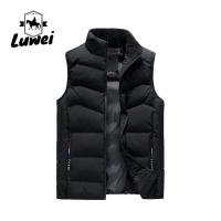 China Winter Casual Autumn Padded Down Utility Waistcoat Quilted Puffer Vest Gilet Men Waistcoat for sale