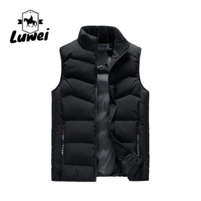 China Winter Casual Autumn Padded Down Utility Waistcoat Quilted Puffer Vest Gilet Men Waistcoat for sale