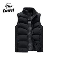 China Winter Casual Autumn Padded Down Utility Waistcoat Quilted Puffer Vest Gilet Men Waistcoat for sale