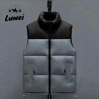 China Winter Windproof Casual Stand Collar Mens Formal Utility Waistcoat Men Puffer Gilet Mens Fleece Gilets for sale