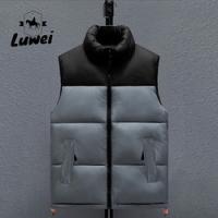 China Winter Windproof Casual Stand Collar Mens Formal Utility Waistcoat Men Puffer Gilet Mens Fleece Gilets for sale