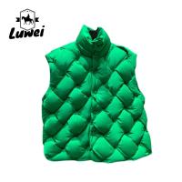China 2022 New Fashion Warm Down Green Utility Vest Loose Mens Workout Sleeveless Vest Waistcoats Gilet for sale