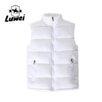 China Fashion Man Polyester Casual Lightweight Utility Plus Size Padding Sleeveless Puffer Vest Gilet For Men for sale