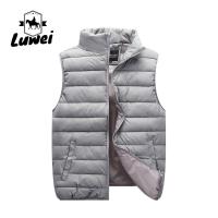 China 2022 Custom Lightweight Waistcoat Warm Bubble Utility Sleeveless Vest Mens Waistcoat Vest Gilet For Men for sale