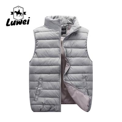 China 2022 Custom Lightweight Waistcoat Warm Bubble Utility Sleeveless Vest Mens Waistcoat Vest Gilet For Men for sale