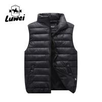 China 2022 Custom Lightweight Waistcoat Warm Bubble Utility Sleeveless Vest Mens Waistcoat Vest Gilet For Men for sale
