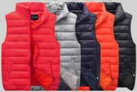 China 2022 Custom Lightweight Waistcoat Warm Bubble Utility Sleeveless Vest Mens Waistcoat Vest Gilet For Men for sale