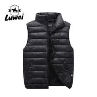China 2022 Custom Lightweight Waistcoat Warm Bubble Utility Sleeveless Vest Mens Waistcoat Vest Gilet For Men for sale
