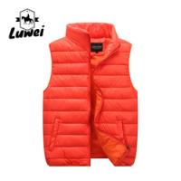 China 2022 Custom Lightweight Waistcoat Warm Bubble Utility Sleeveless Vest Mens Waistcoat Vest Gilet For Men for sale