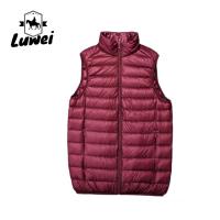 China Wholesale Customs Logo Fashion Winter Lightweight Utility Gilet Casual Waistcoat  Winter Down Vest For Men for sale