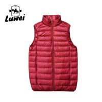 China Wholesale Customs Logo Fashion Winter Lightweight Utility Gilet Casual Waistcoat  Winter Down Vest For Men for sale