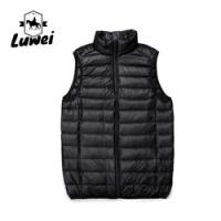 China Wholesale Customs Logo Fashion Winter Lightweight Utility Gilet Casual Waistcoat  Winter Down Vest For Men for sale
