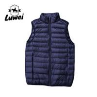 China Wholesale Customs Logo Fashion Winter Lightweight Utility Gilet Casual Waistcoat  Winter Down Vest For Men for sale