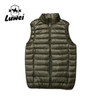 China Wholesale Customs Logo Fashion Winter Lightweight Utility Gilet Casual Waistcoat  Winter Down Vest For Men for sale