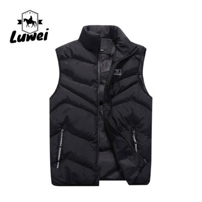 China 2020 Hot Sell Windproof Fashion Sleeveless Utility Stand Collar Quilted Puffer Down Vest Work Vest Mens Gilet for sale