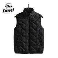 China Breathable Padded Cold Weather Vest Down Puffer Utility Windproof Men Winter Vest for sale