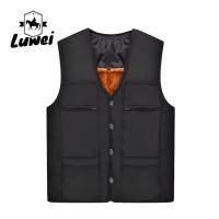China Winter Cold Weather Vest Retro Male Hunting Sleeveless Knitted Streetwear Vest for sale