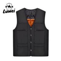 China Winter Cold Weather Vest Retro Male Hunting Sleeveless Knitted Streetwear Vest for sale