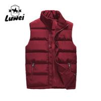 China Lightweight Cold Weather Vest Utility Cotton Polyester Sleeveless Puffer Vest for sale