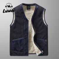 China Street Style Cold Weather Vest Knit Polar Fleece Dress Vest With Pockets for sale