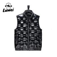 China Zipper Quilted Bubble Coat Vest Waterproof Polyester Cotton Sleeveless Puffer for sale