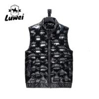 China Zipper Quilted Bubble Coat Vest Waterproof Polyester Cotton Sleeveless Puffer for sale
