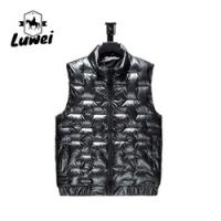 China Zipper Quilted Bubble Coat Vest Waterproof Polyester Cotton Sleeveless Puffer for sale