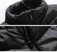 China Sleeveless Coat Heated Lightweight Rechargeable Collar Waistcoat Utility Usb Power Heating Quilted Men's Vests for sale
