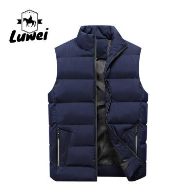 China Lightweight Quilted Cold Weather Vest Puffer Sleeveless Vest Without Hood for sale