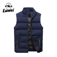 China Lightweight Quilted Cold Weather Vest Puffer Sleeveless Vest Without Hood for sale