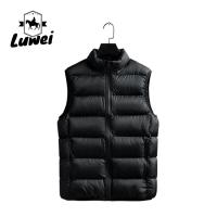 China Cotton Cold Weather Vest Zipper Utility Oversized Slim Fit Outerwear for sale