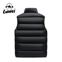 China Cotton Cold Weather Vest Zipper Utility Oversized Slim Fit Outerwear for sale