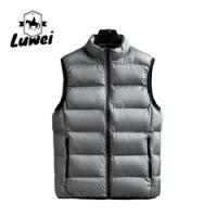 China Cotton Cold Weather Vest Zipper Utility Oversized Slim Fit Outerwear for sale