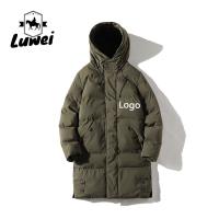China Outdoor Men Winter Coat Jacket Hoodies Thick Cotton Bubble Coats With Pockets for sale