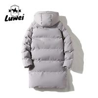 China Outdoor Men Winter Coat Jacket Hoodies Thick Cotton Bubble Coats With Pockets for sale