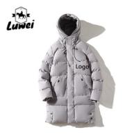 China Outdoor Men Winter Coat Jacket Hoodies Thick Cotton Bubble Coats With Pockets for sale