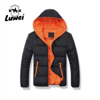 China Long Sleeve Cotton Padded Jackets Zipper Utility Thicken Hooded Coat for sale