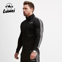 China Slim Men Sportswear Set Cardigan Stand Collar Zipper Plus Size Tracksuit for sale