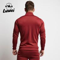 China Slim Men Sportswear Set Cardigan Stand Collar Zipper Plus Size Tracksuit for sale