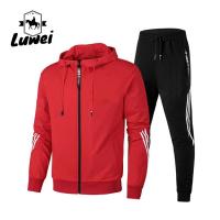 China Plus Size Men Sportswear Set Autumn Athletic Wear Zipper Tracksuits for sale