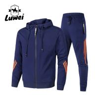 China Plus Size Men Sportswear Set Autumn Athletic Wear Zipper Tracksuits for sale