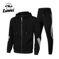 China Plus Size Men Sportswear Set Autumn Athletic Wear Zipper Tracksuits for sale
