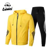 China Plus Size Men Sportswear Set Autumn Athletic Wear Zipper Tracksuits for sale