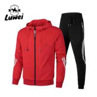 China Plus Size Men Sportswear Set Autumn Athletic Wear Zipper Tracksuits for sale