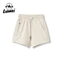 China Solid Color Gym Workout Shorts Cotton Men Outdoor Running Plain Jogger Shorts for sale