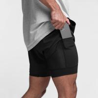 China Drawstring Jogger Gym Workout Shorts Casual Loose Fitness Running Swim Shorts for sale