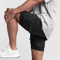 China Drawstring Jogger Gym Workout Shorts Casual Loose Fitness Running Swim Shorts for sale