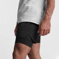 China Drawstring Jogger Gym Workout Shorts Casual Loose Fitness Running Swim Shorts for sale